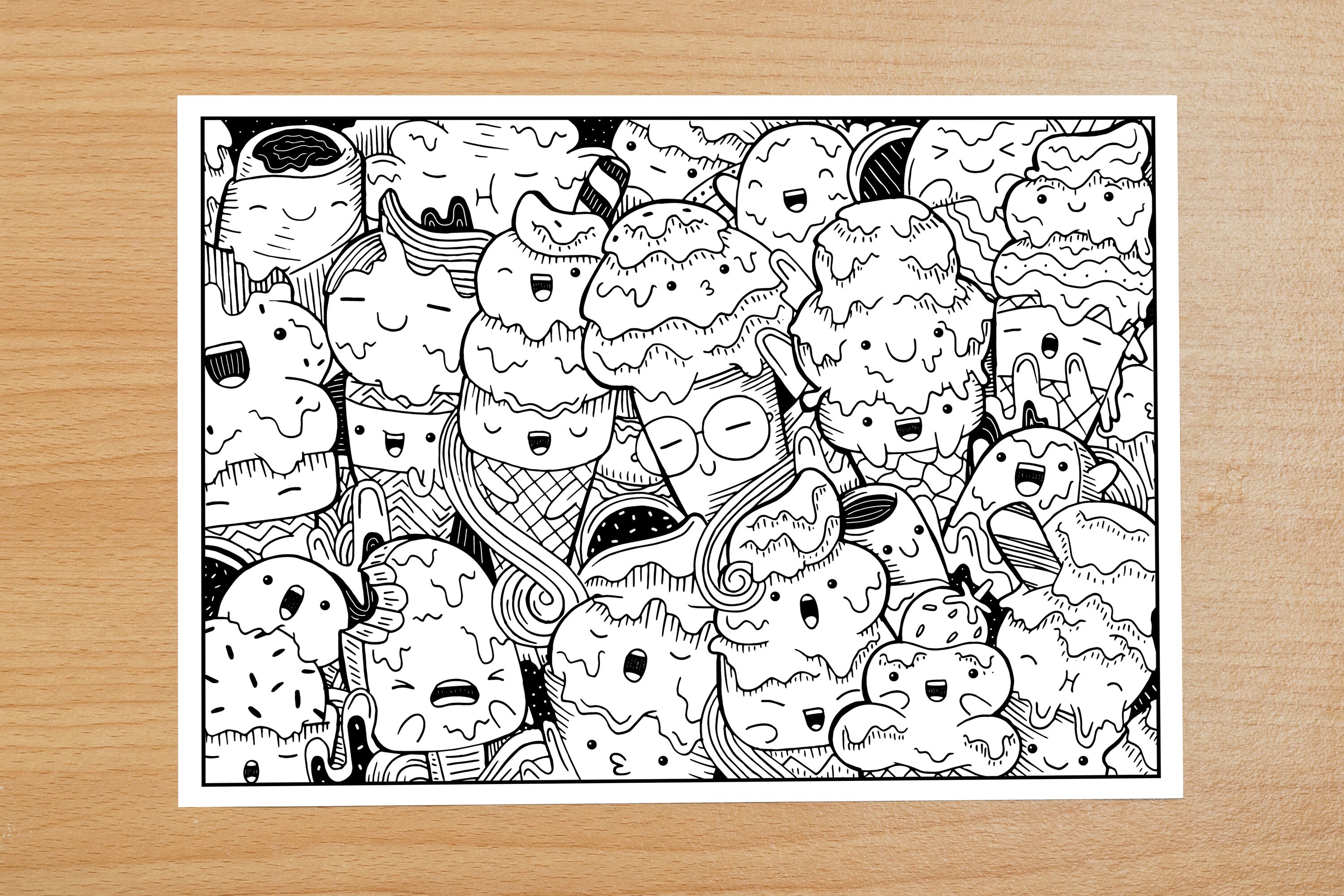 20 Assorted Coloring Pages for Kids or Adults Alike Collage Design ...