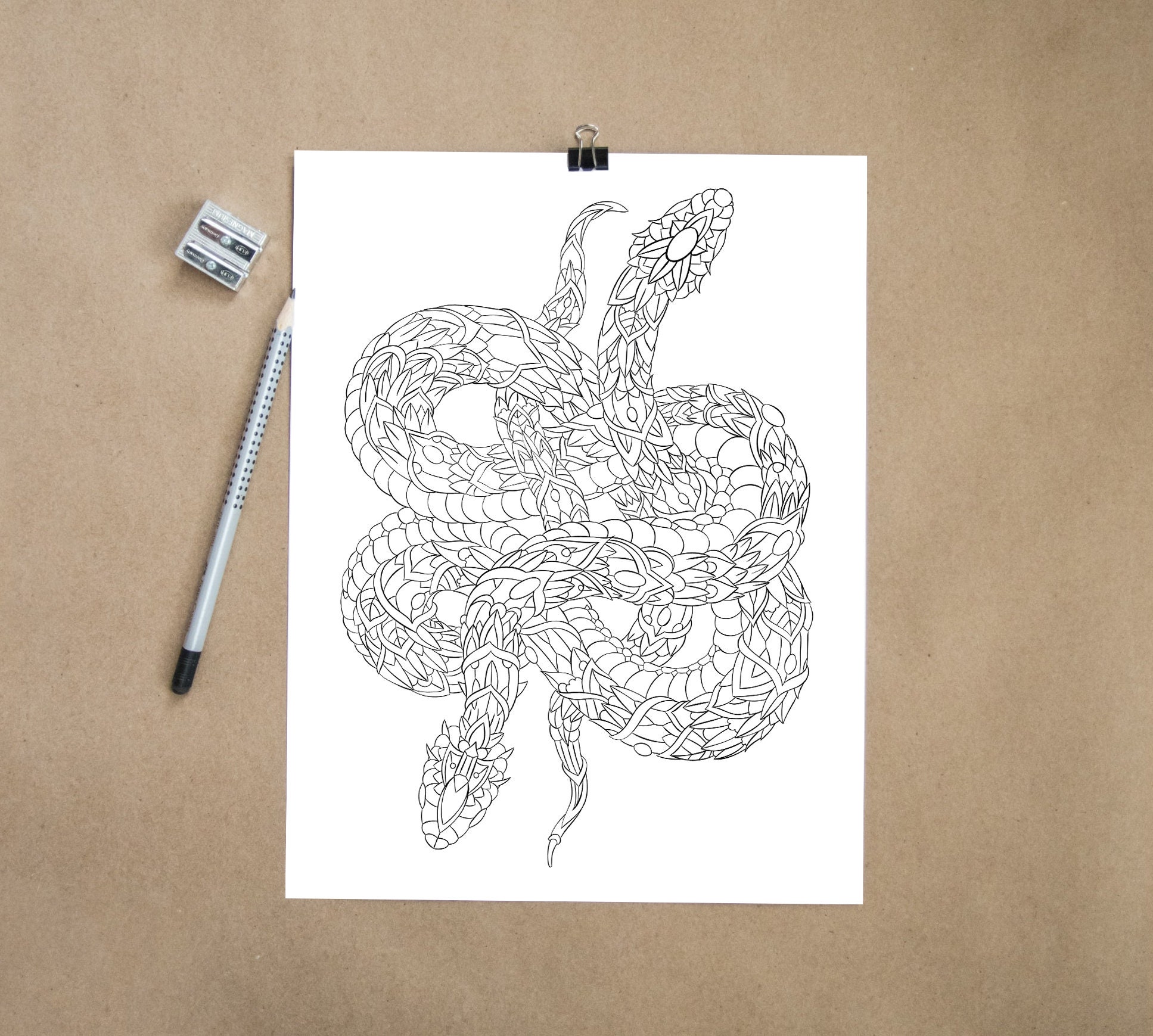 20 Geometric Animal Coloring Pages for Kids or Adults Alike Unique ...