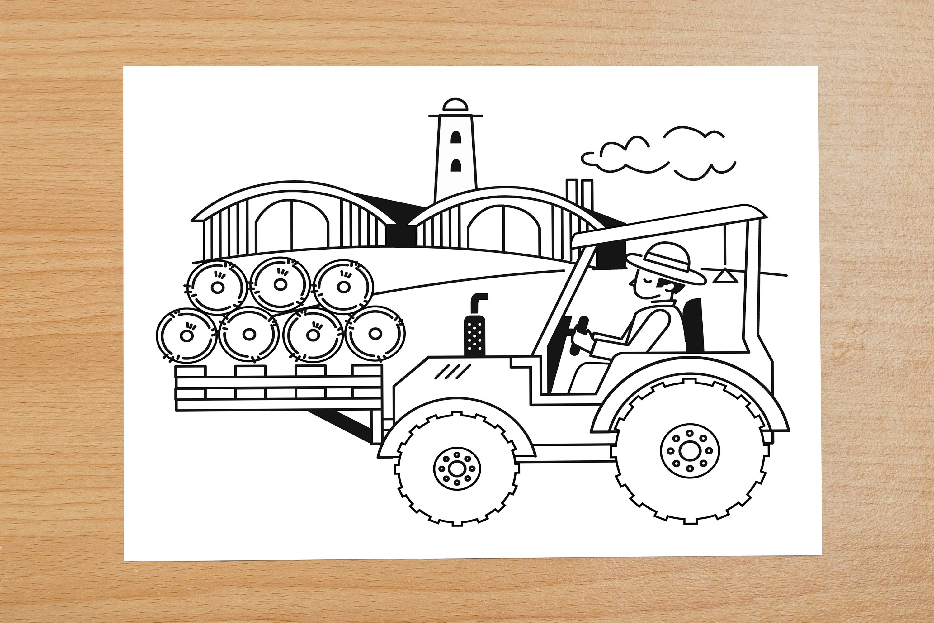 13 Farm Life Coloring Pages for Kids or Adults Alike! | Educational ...