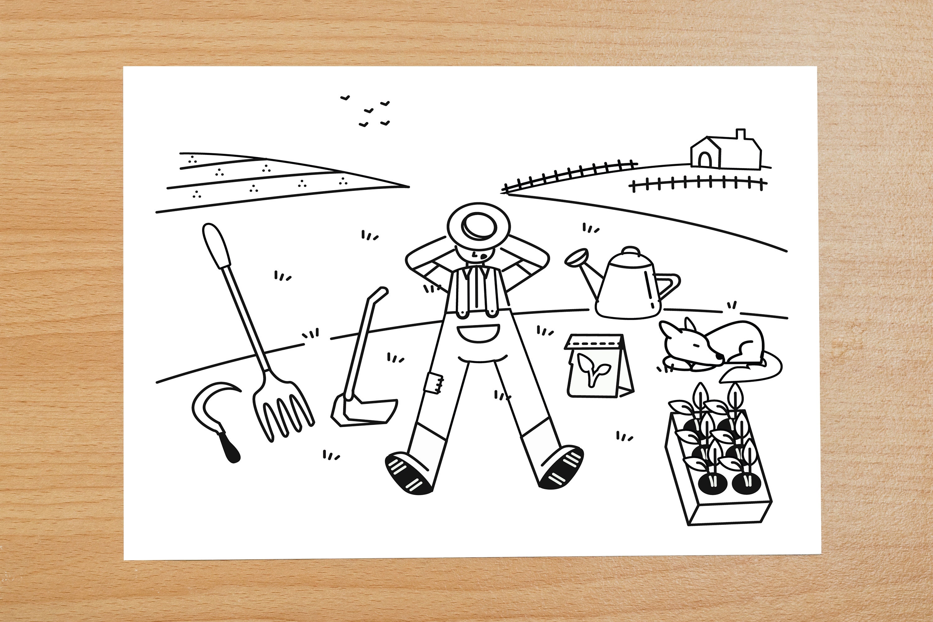 13 Farm Life Coloring Pages for Kids or Adults Alike! | Educational ...