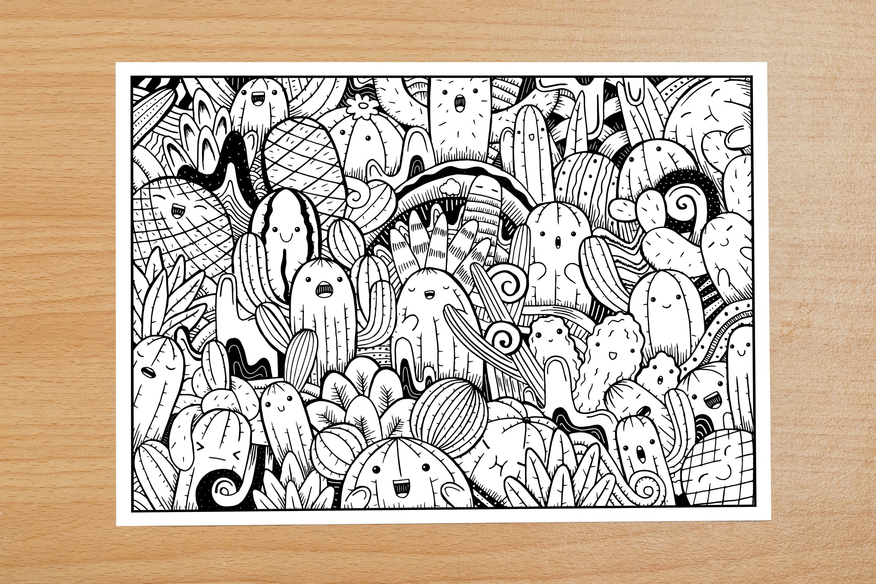 20 Assorted Coloring Pages for Kids or Adults Alike Collage Design ...