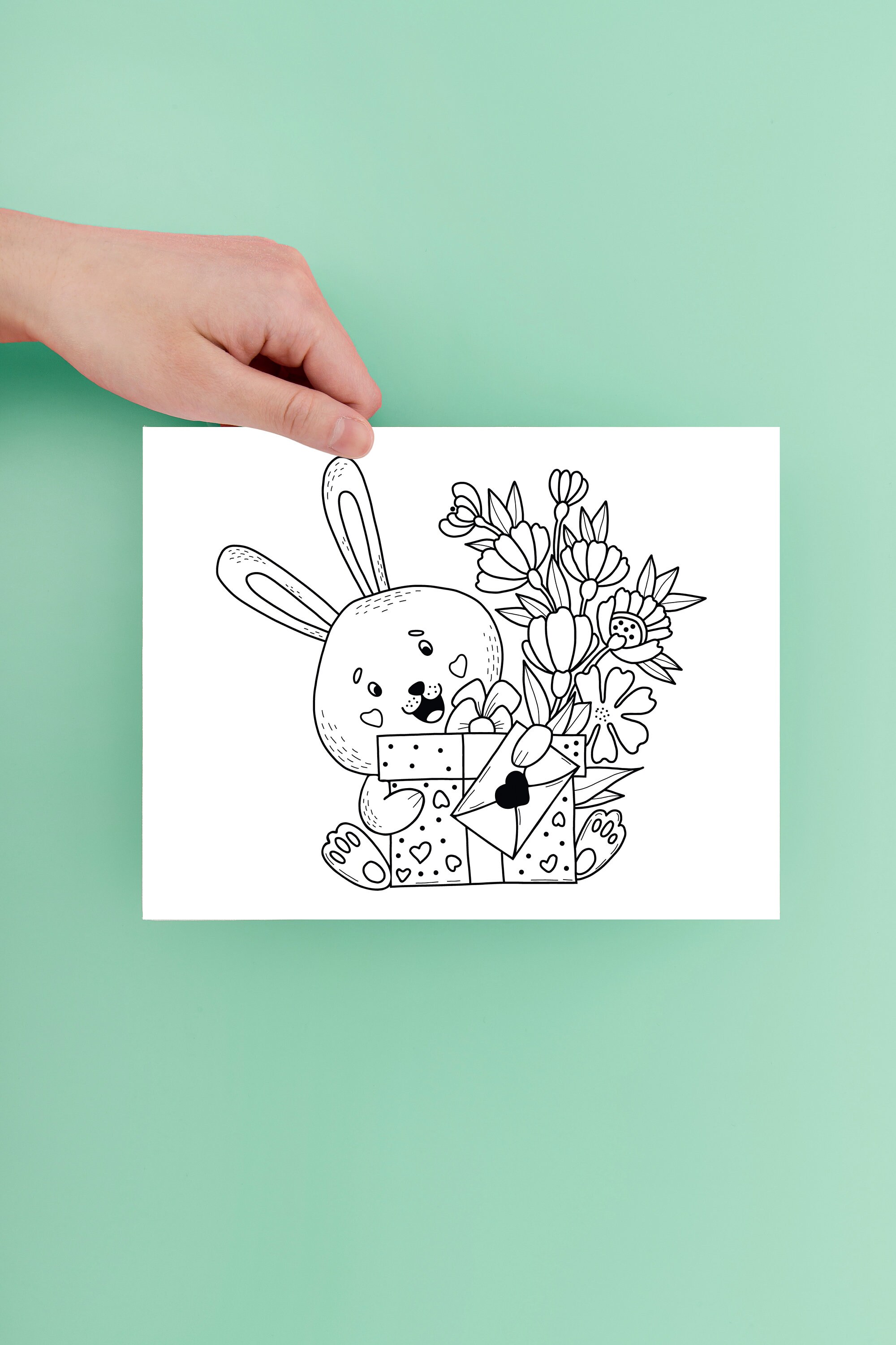20 Easter Bunny Coloring Pages for Kids or Adults Alike! | Beautiful ...