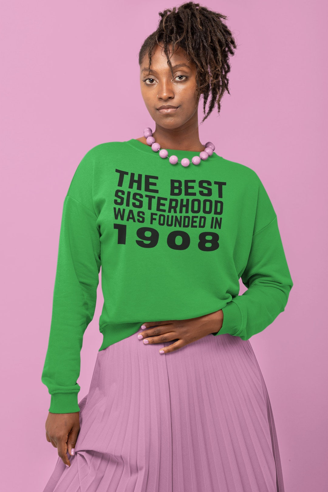 1908 Sisterhood Svg, Png, Sisterhood Svg, Pink and Green - Etsy