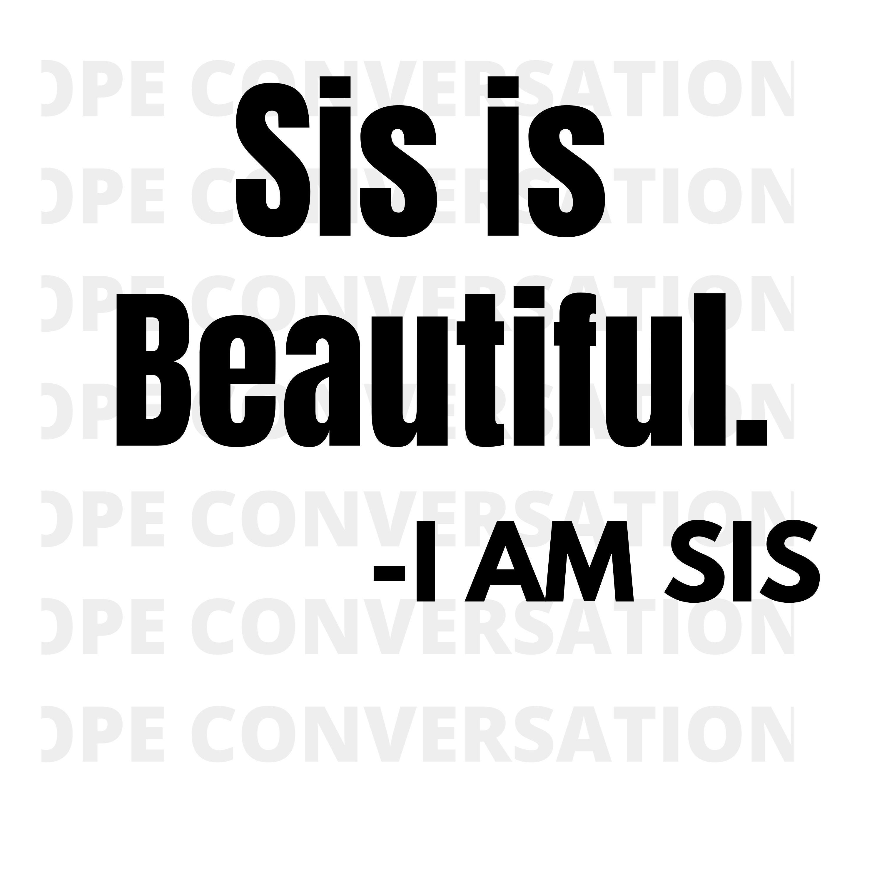Sis is Beautiful Svg Png Digital File - Etsy