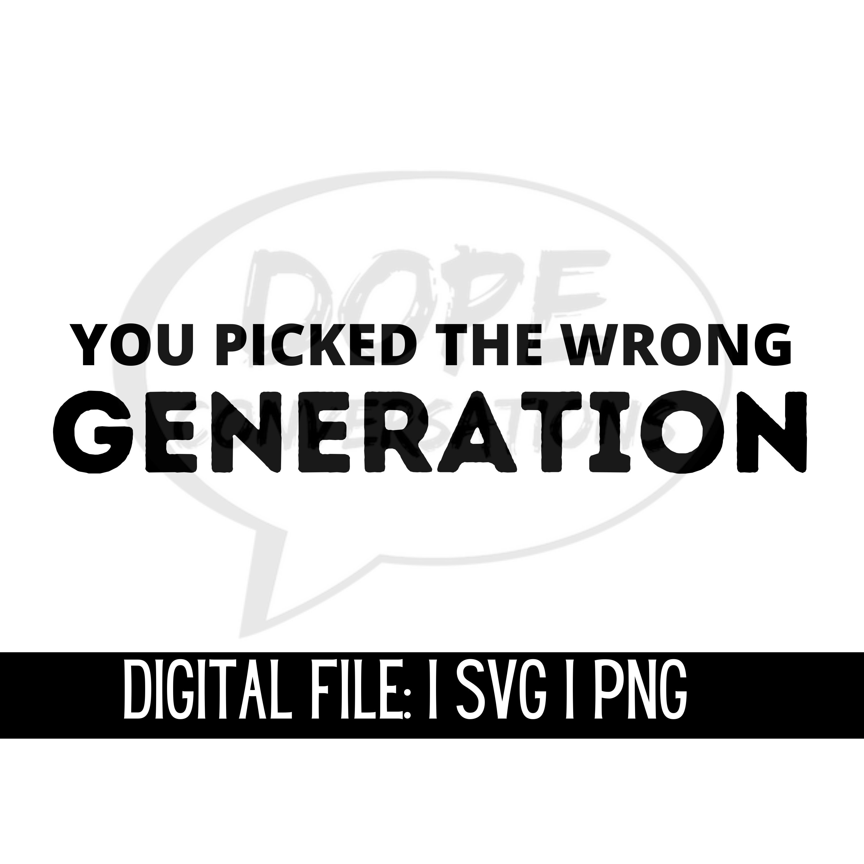 Generation Svg - Etsy