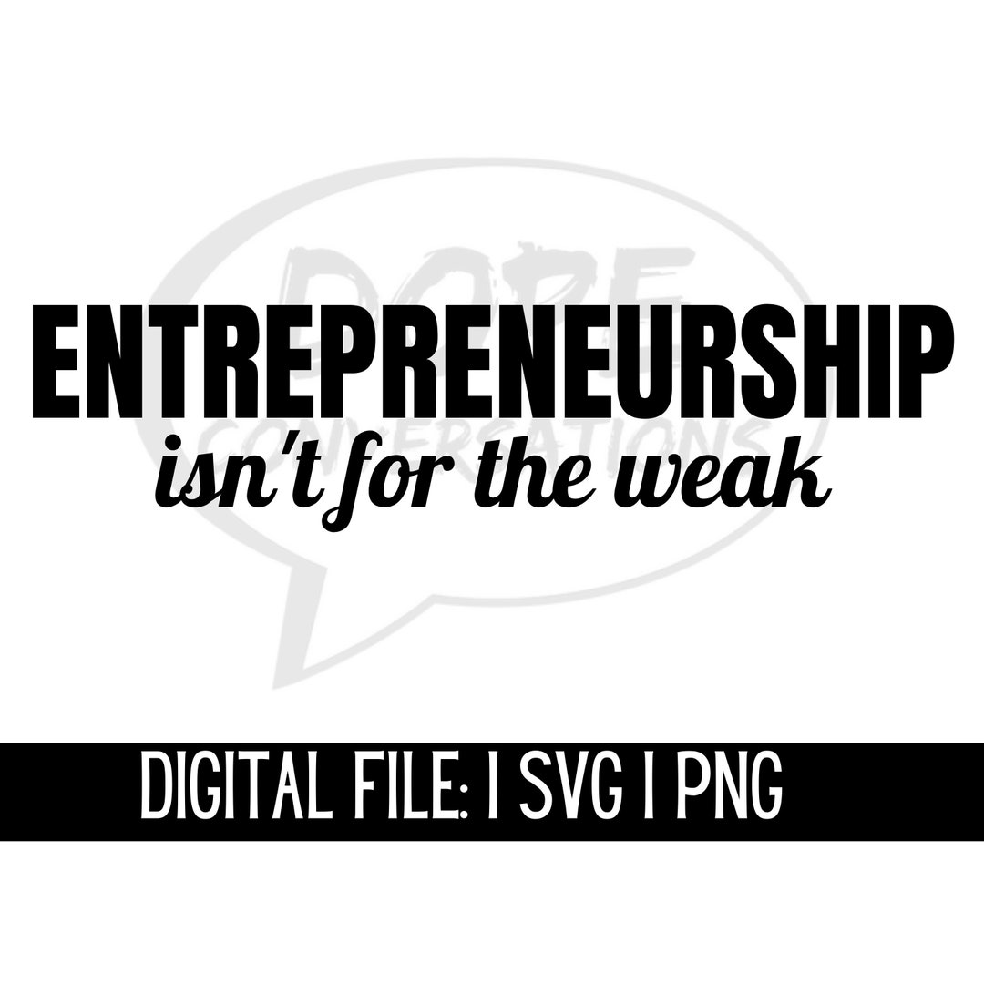 Entrepreneurship Svg, Entrepreneur, Success, Goals, Manifesting, Career ...