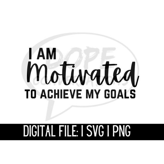 Goals Svg Motivation Svg Manifesting Svg Affirmations Svg | Etsy