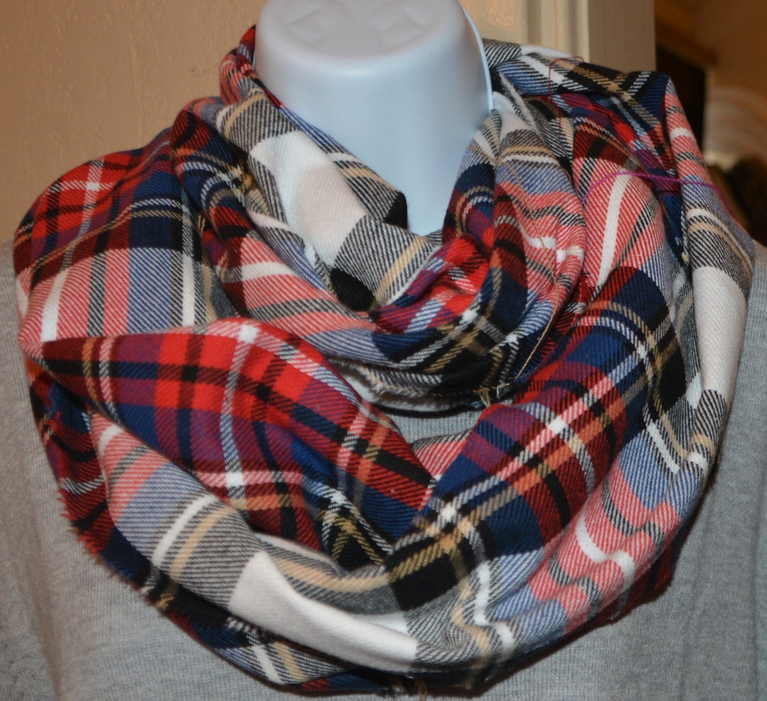 All Sizes Cotton Flannel Royal/red/white/yellow Plaid Flannel - Etsy