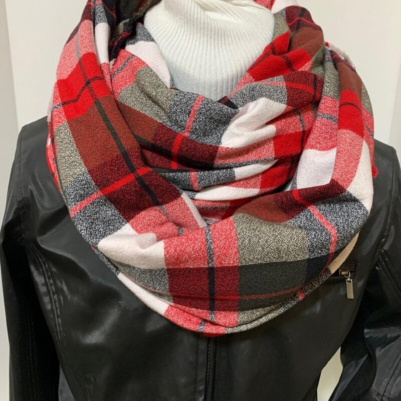 Plaid Flannel Scarf - Etsy