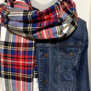 All Sizes Cotton Flannel Royal/red/white/yellow Plaid Flannel, Adult ...