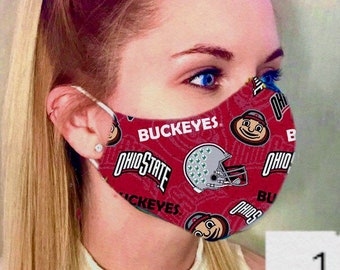 Ohio State Face Mask - Etsy
