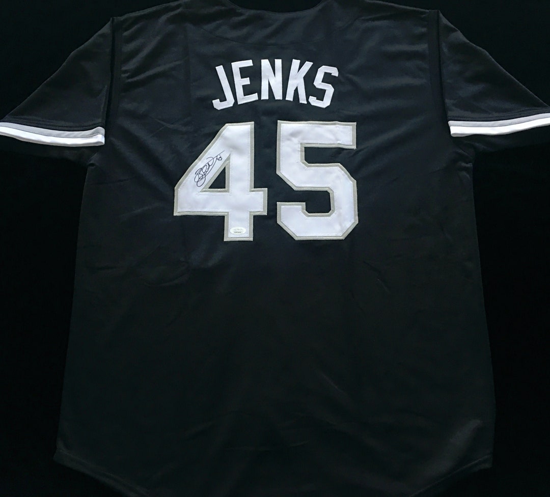 Bobby Jenks Signed Autographed Black Baseball Jersey With JSA COA ...