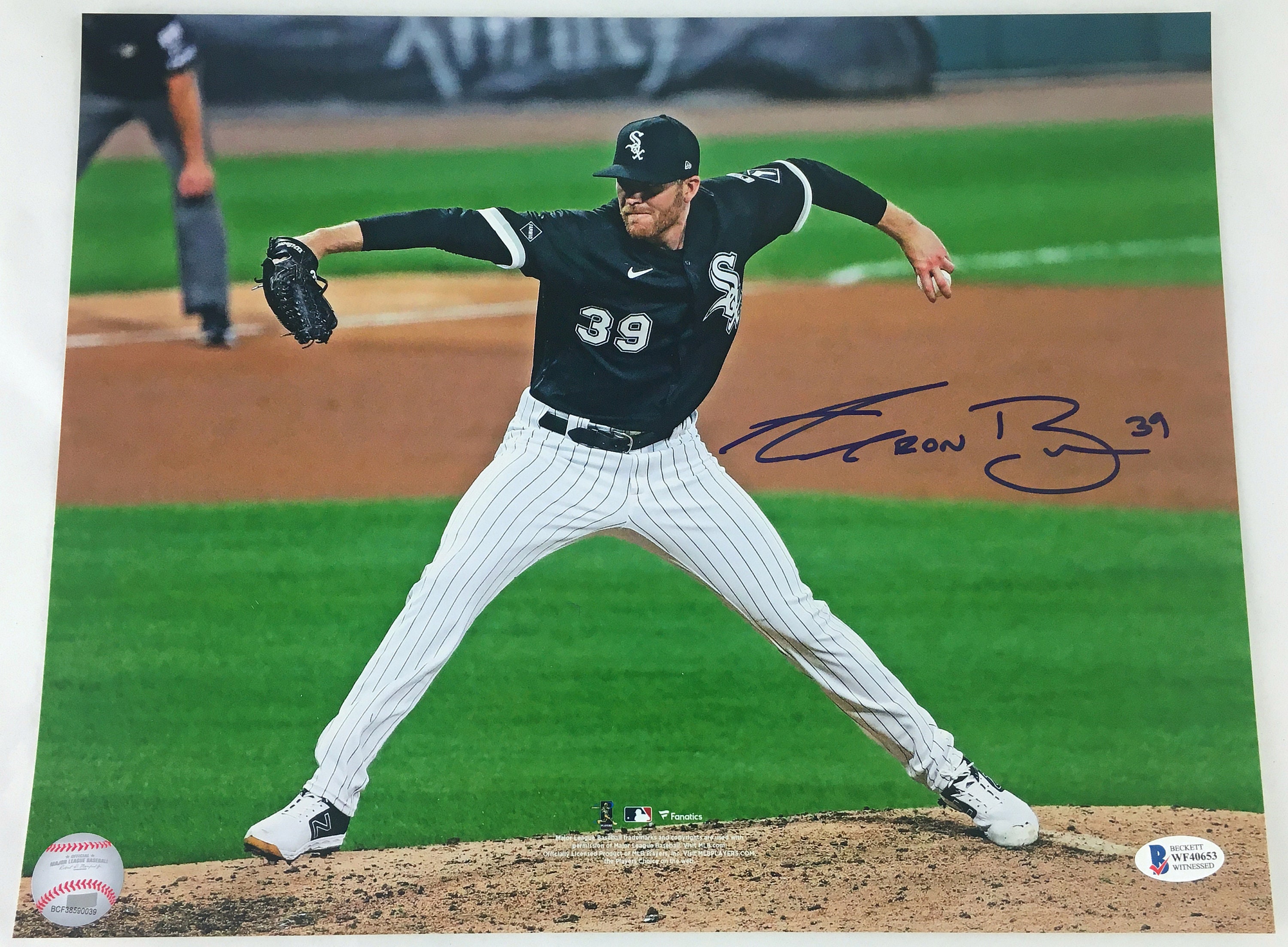Aaron Bummer Chicago Pitcher Signed Autographed 11x14 Photo | Etsy
