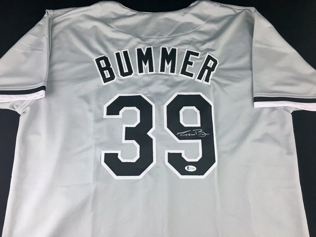 Aaron Bummer Signed Autographed Gray Baseball Jersey With Beckett COA ...