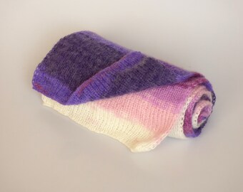 Knit Scarf Purple | Etsy