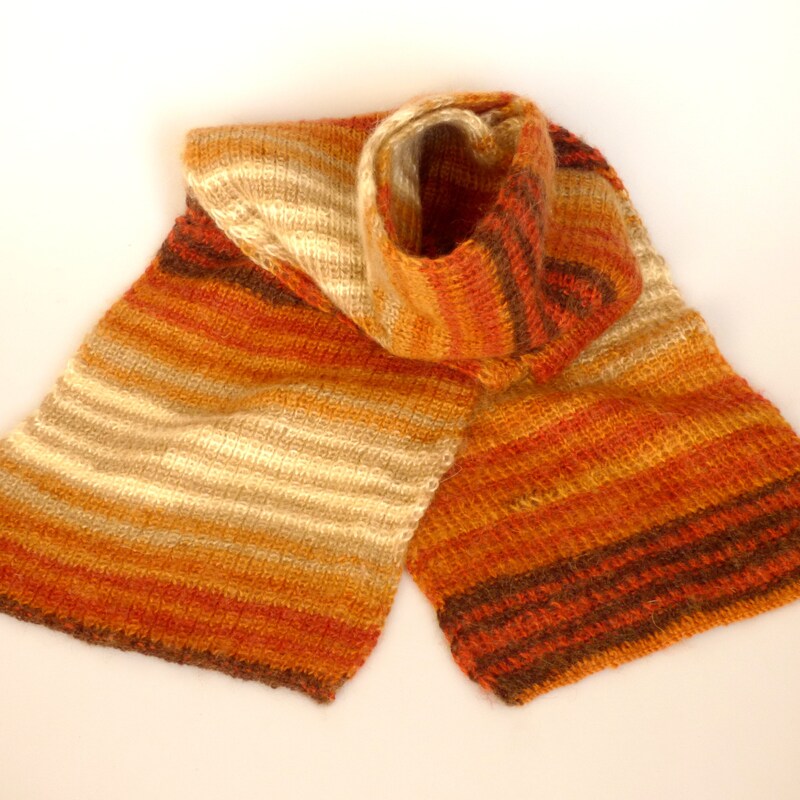 Burnt Orange Scarf - Etsy