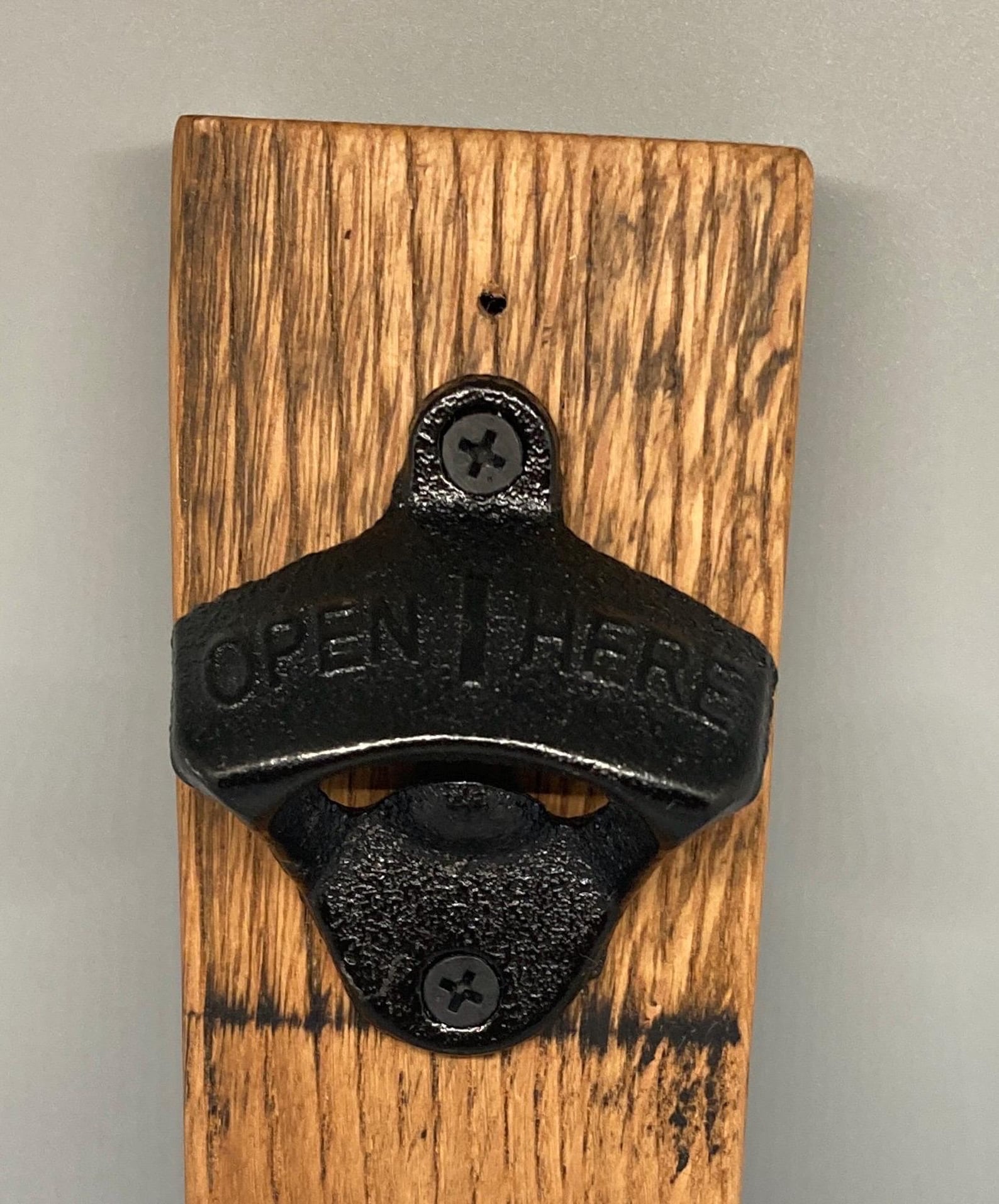 Oak Barrel Wall Mount Bottle Openers - Includes Mounting Hardware! - Etsy