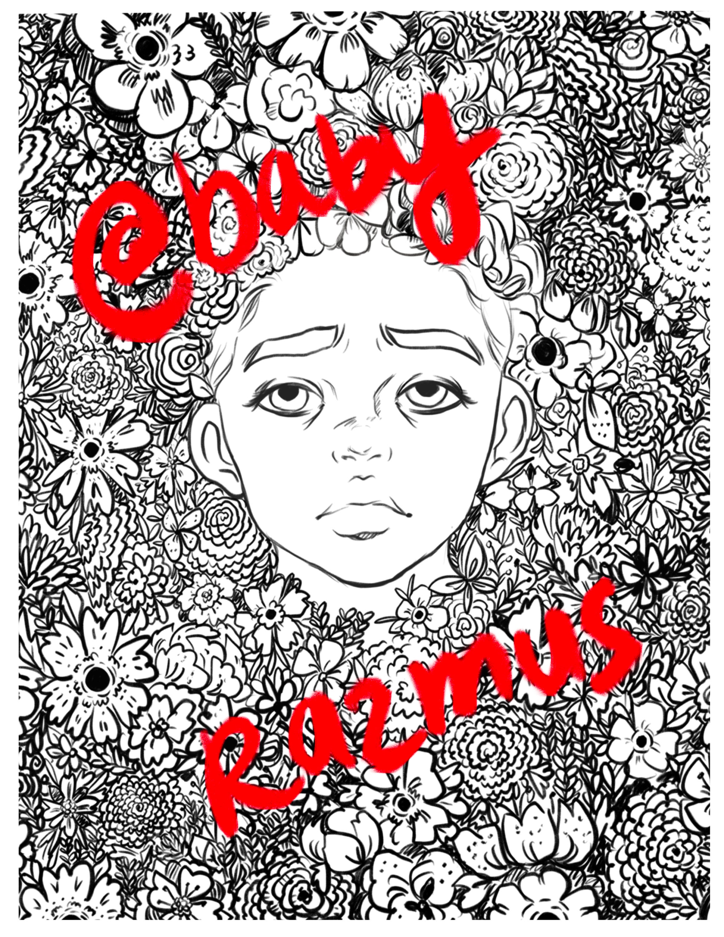 Midsommar May Queen Coloring Book Printable PDF JPEG Page - Etsy