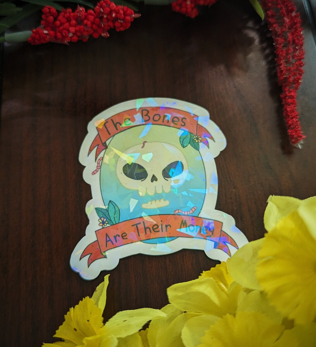 The Bones Are Their Money Sticker - Etsy