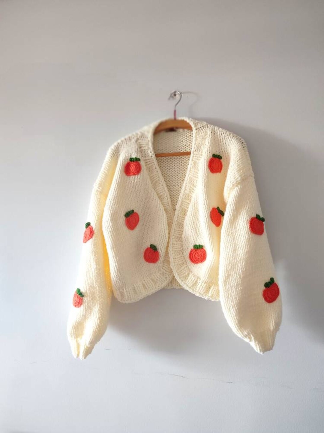 Custom Order Famous Pumpkin Cardigan for Woman, Sweater Fall With ...