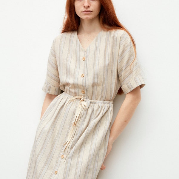 Drawstring Gown - Etsy