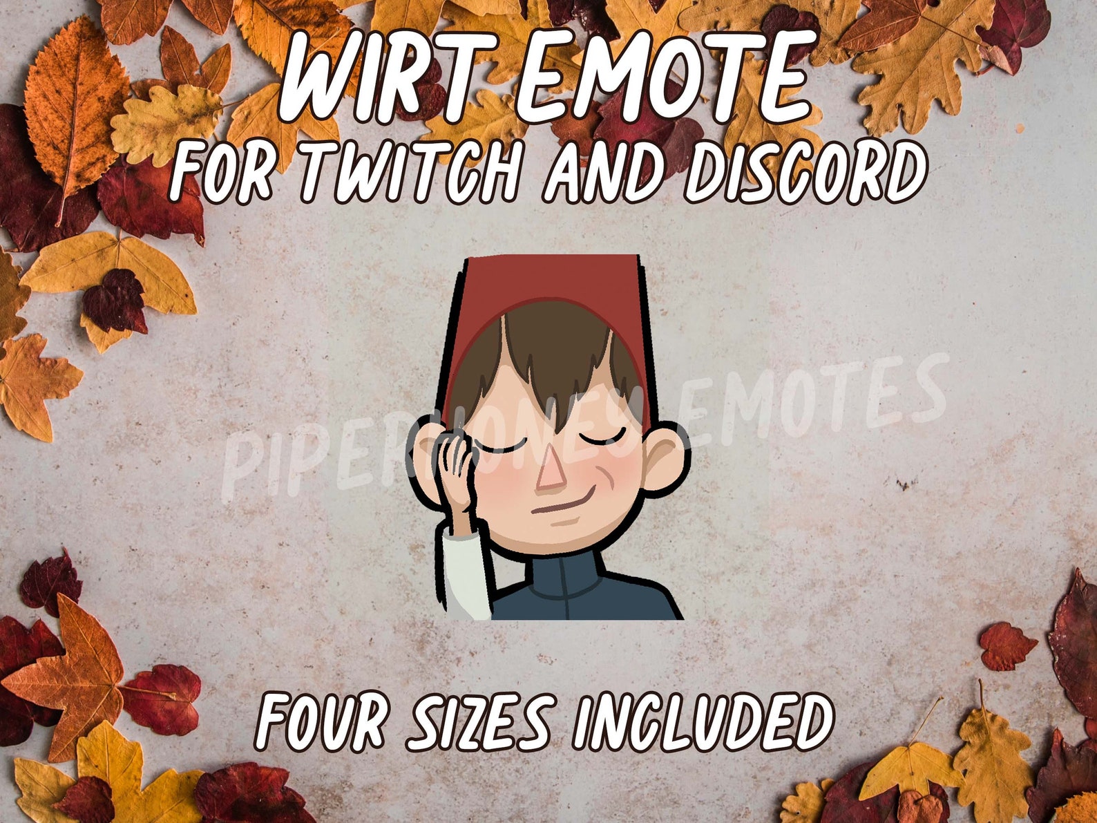 Over the Garden Wall Wirt Flirt Emote for Twitch and Discord - Etsy