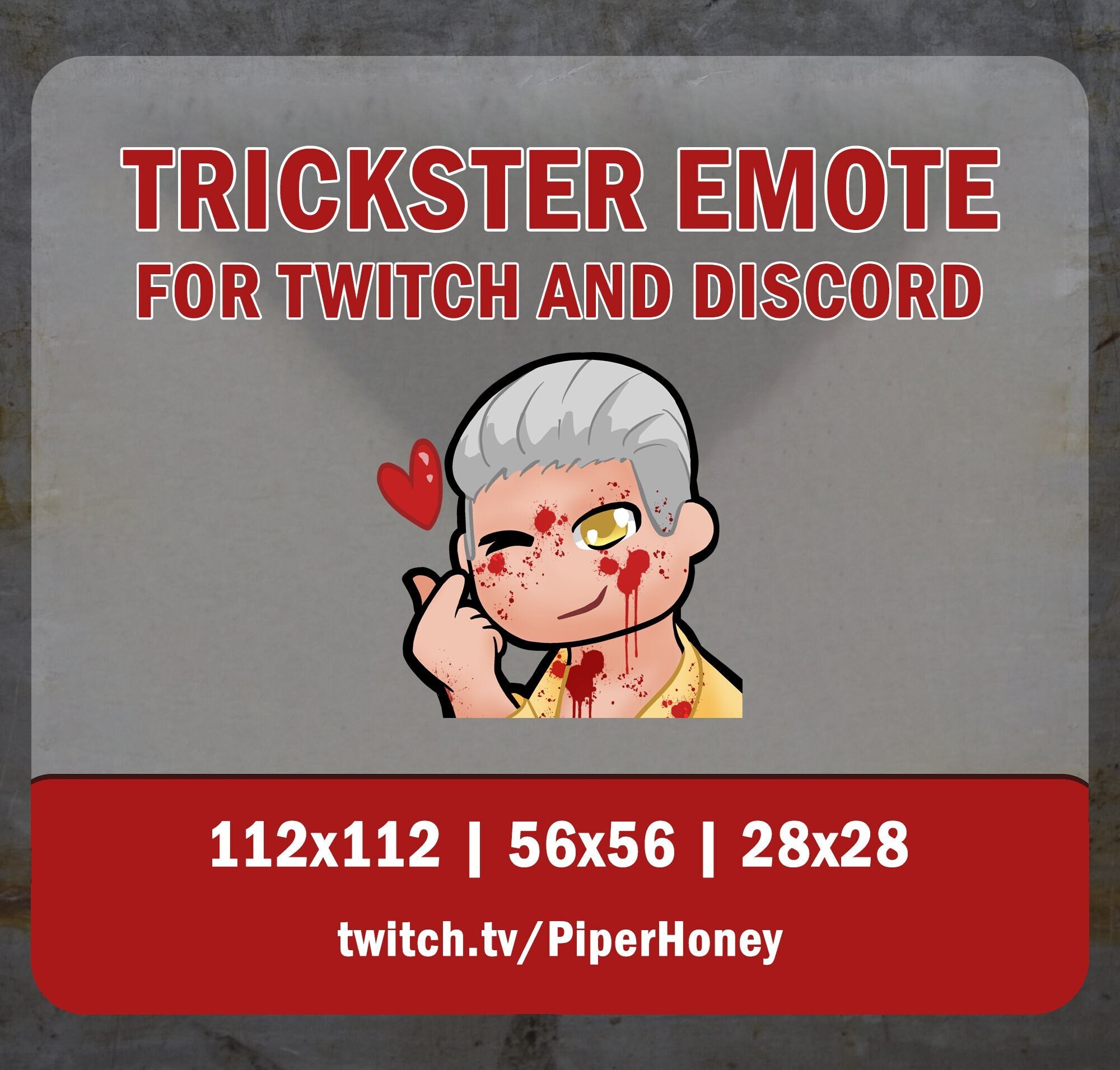 The Trickster Emote for Twitch and Discord - Etsy