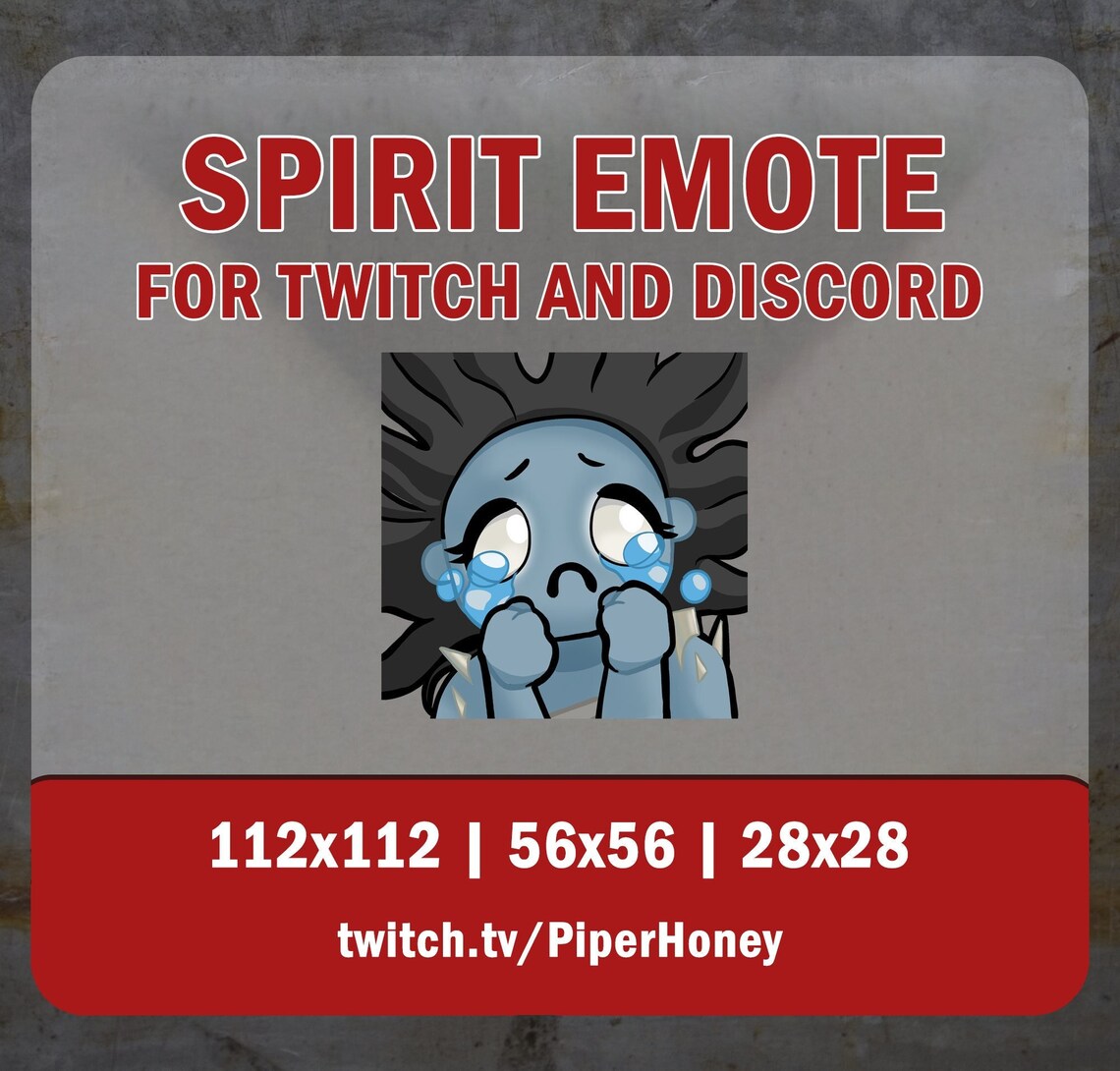 Spirit Emote for Twitch and Discord - Etsy Canada