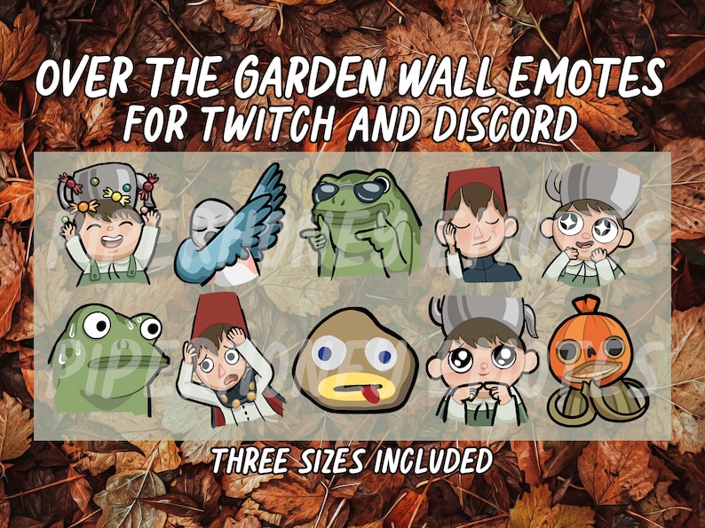 Over the Garden Wall Emotes for Twitch and Discord - Etsy