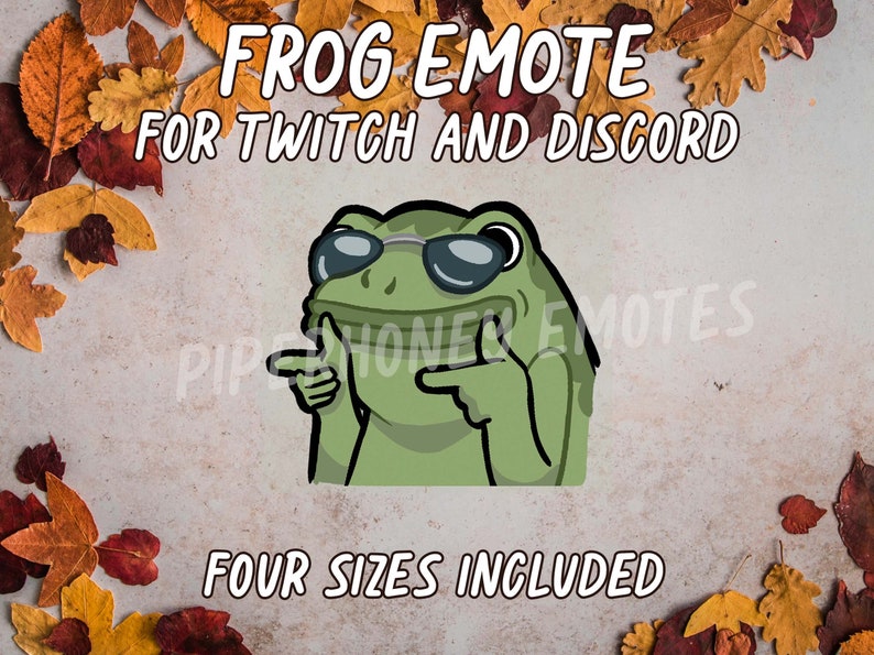 Over the Garden Wall Frog Finger Guns Emote for Twitch and - Etsy