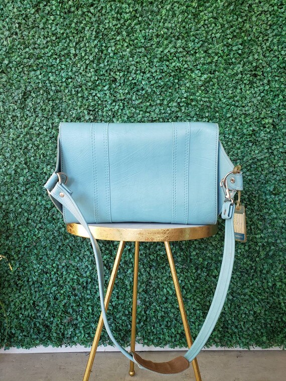 70s Vintage Luggage, Powder Blue, Samsonite Camera Ba… - Gem