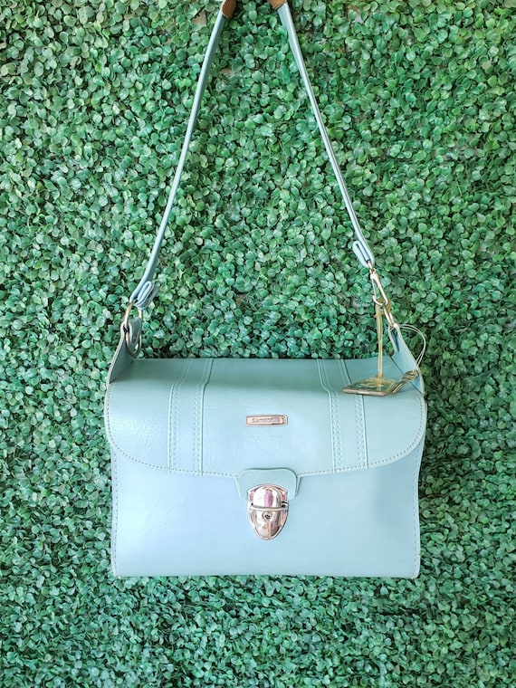 70s Vintage Luggage, Powder Blue, Samsonite Camera Ba… - Gem