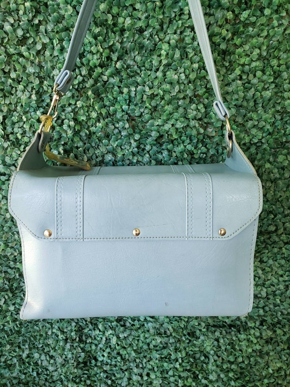 70s Vintage Luggage, Powder Blue, Samsonite Camera Ba… - Gem