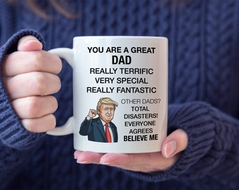 Great Dad Trump Mug | Etsy