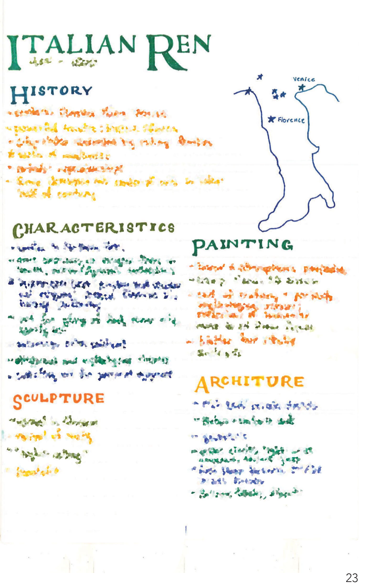 AP Art History Notes: Renaissance - Etsy