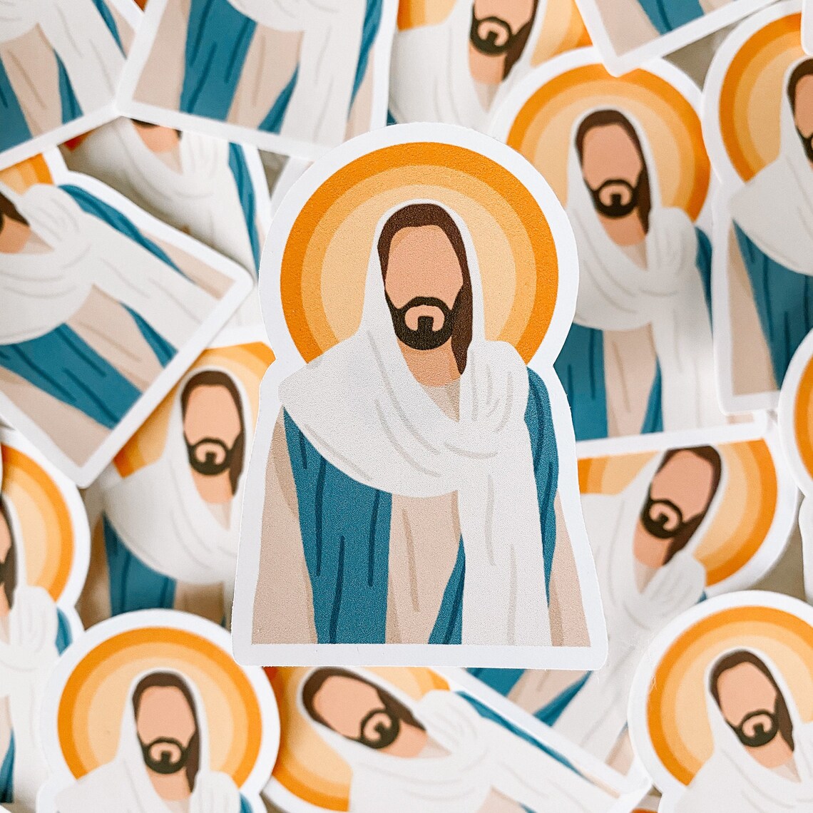 LDS Light of Christ Jesus Christ Sticker Waterproof Matte | Etsy