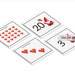 Valentine's Day Count and Match Flashcards, Counting 0-20, Educational ...