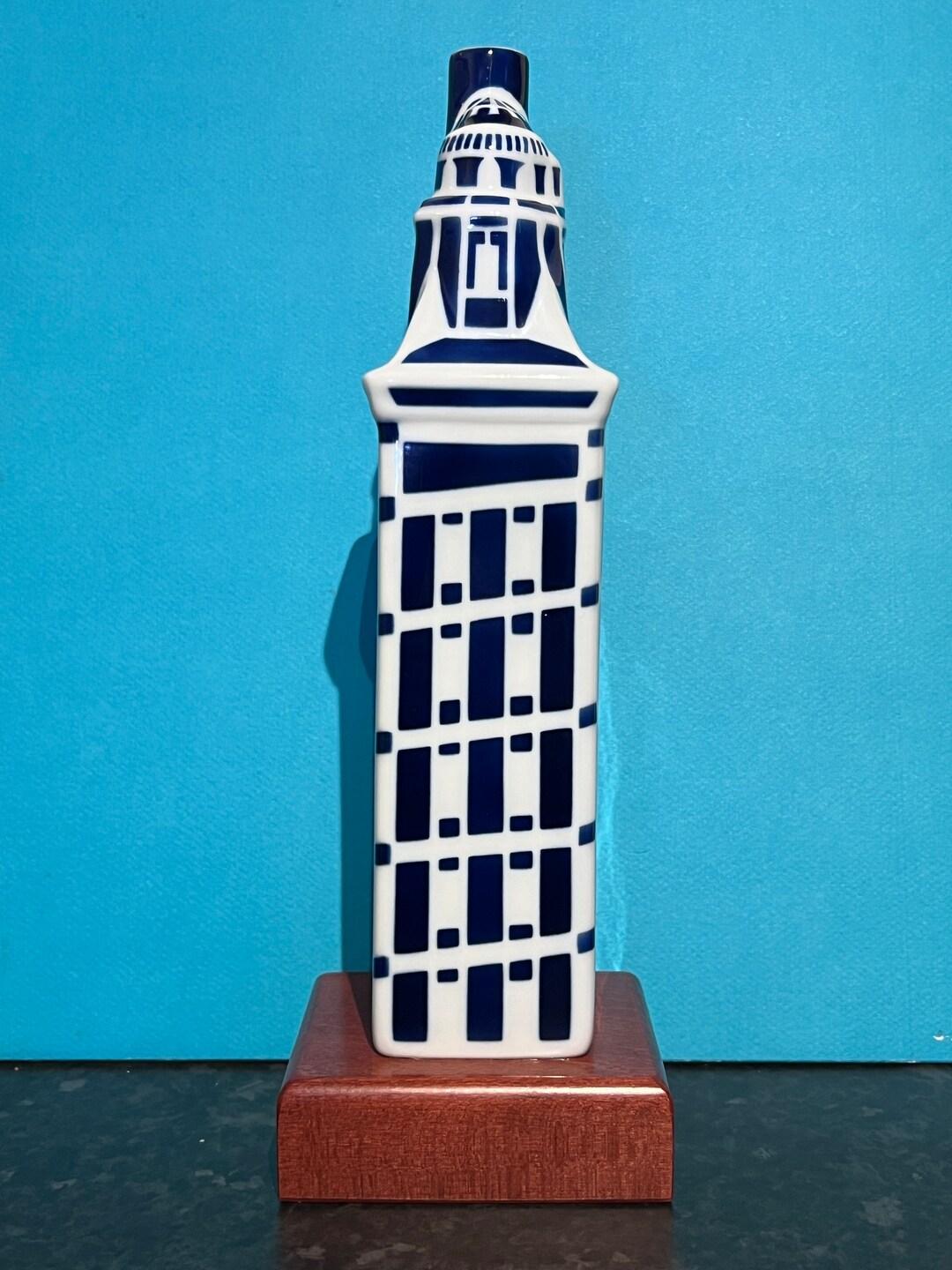 Vintage Sargadelos Tower of Hercules Bottle, Galician Abstract Art ...