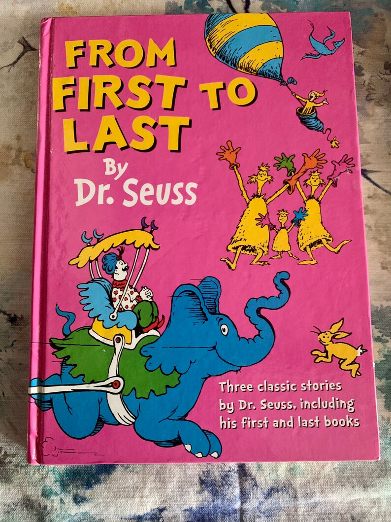 2 X Dr Seuss Books From First to Last & the Dr Seuss Story - Etsy