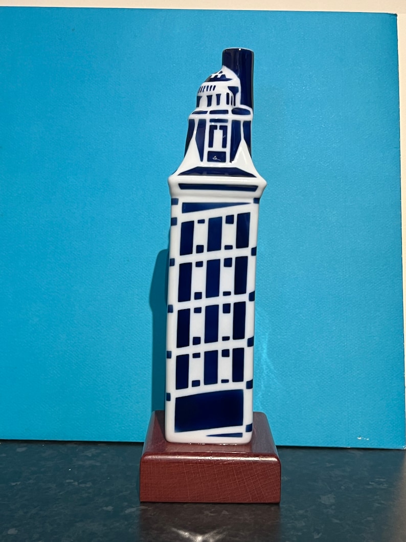 Vintage Sargadelos Tower of Hercules Bottle, Galician Abstract Art ...