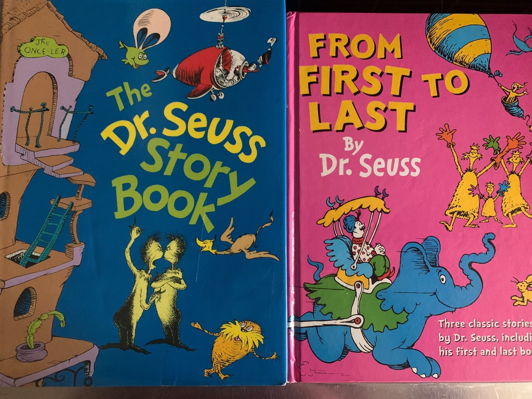 2 X Dr Seuss Books From First to Last & the Dr Seuss Story - Etsy