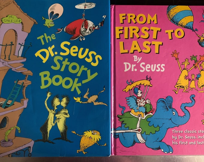 2 X Dr Seuss Books, From First to Last & the Dr Seuss Story Book . - Etsy