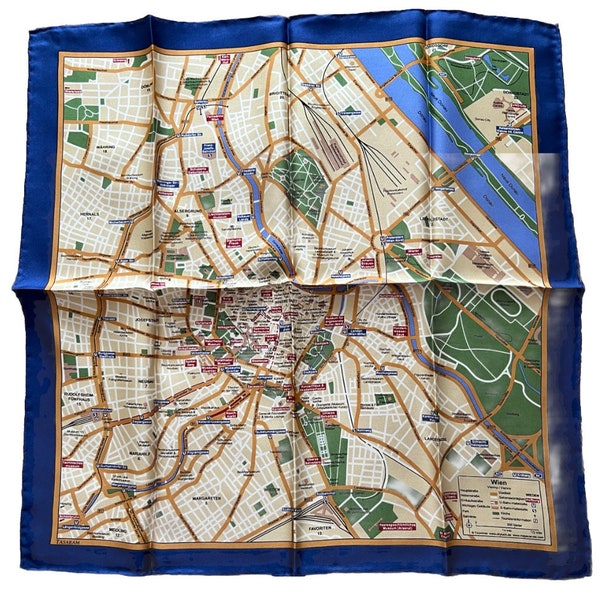 Map Hankies - Etsy
