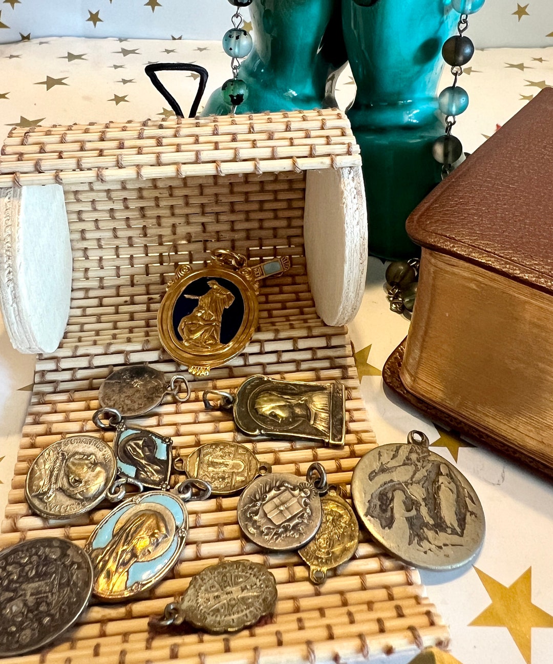 Vintage Set of Religious Holy Medals X 12 All Sourced in - Etsy