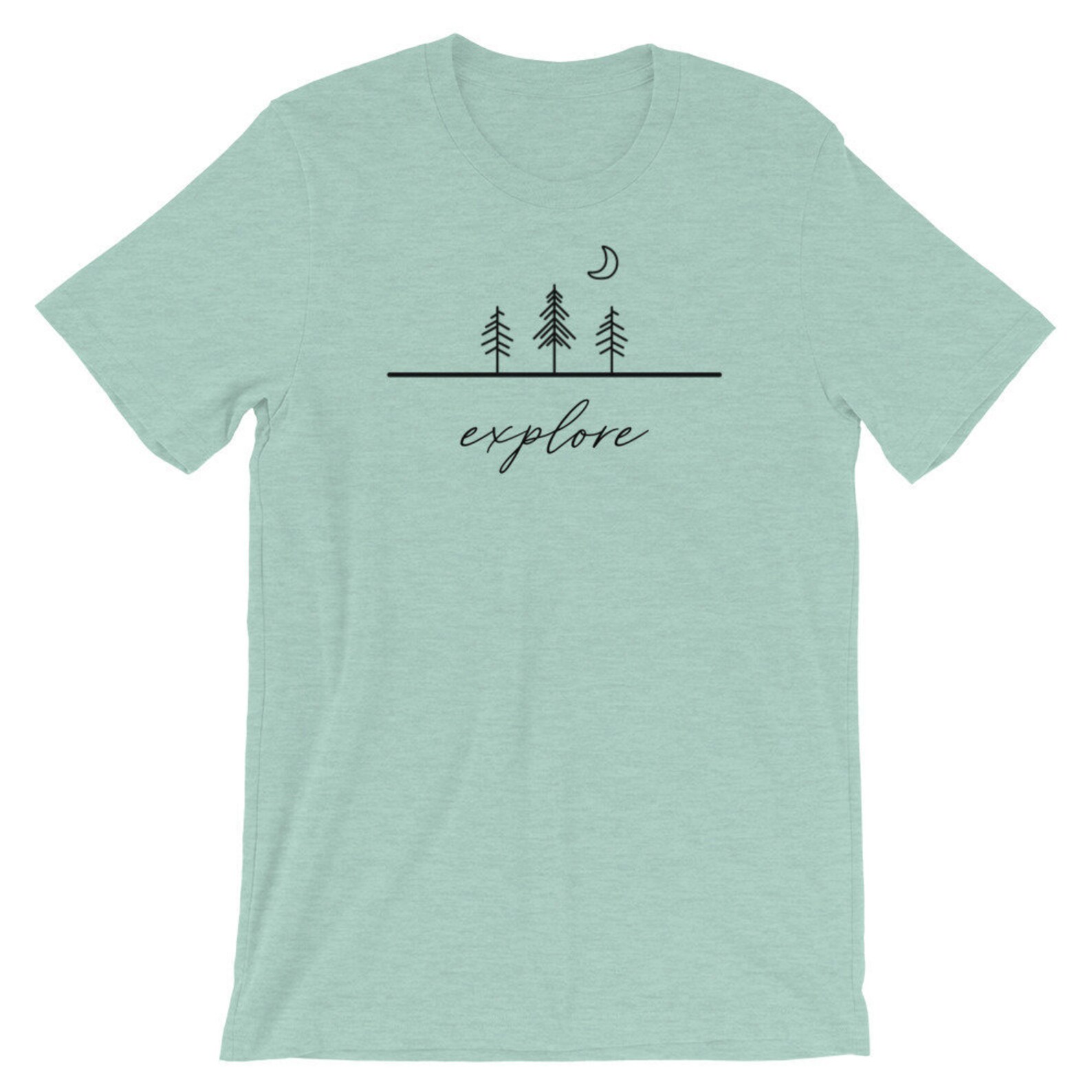 Explore Tee Unisex T-shirt Camping Shirt Nature Tee - Etsy