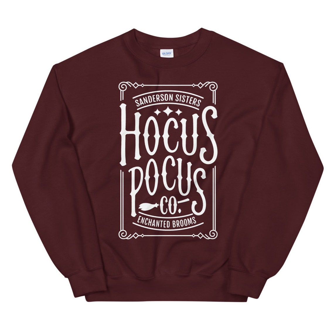 Hocus Pocus Brooms Sweatshirt Unisex Crew Neck Sweatshirt - Etsy