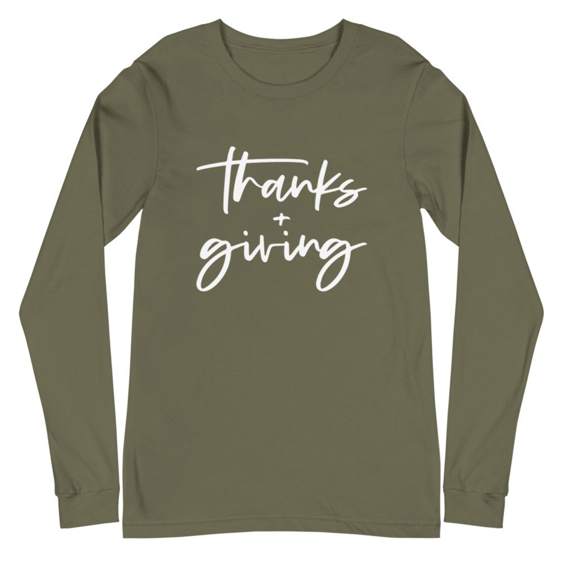 Thanks Giving Tee Unisex Long Sleeve Tee Fall T-shirt - Etsy
