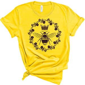 Queen Bee Tee | Unisex T-shirt | Queen Bee Shirt | Bee Shirt | Bee T ...