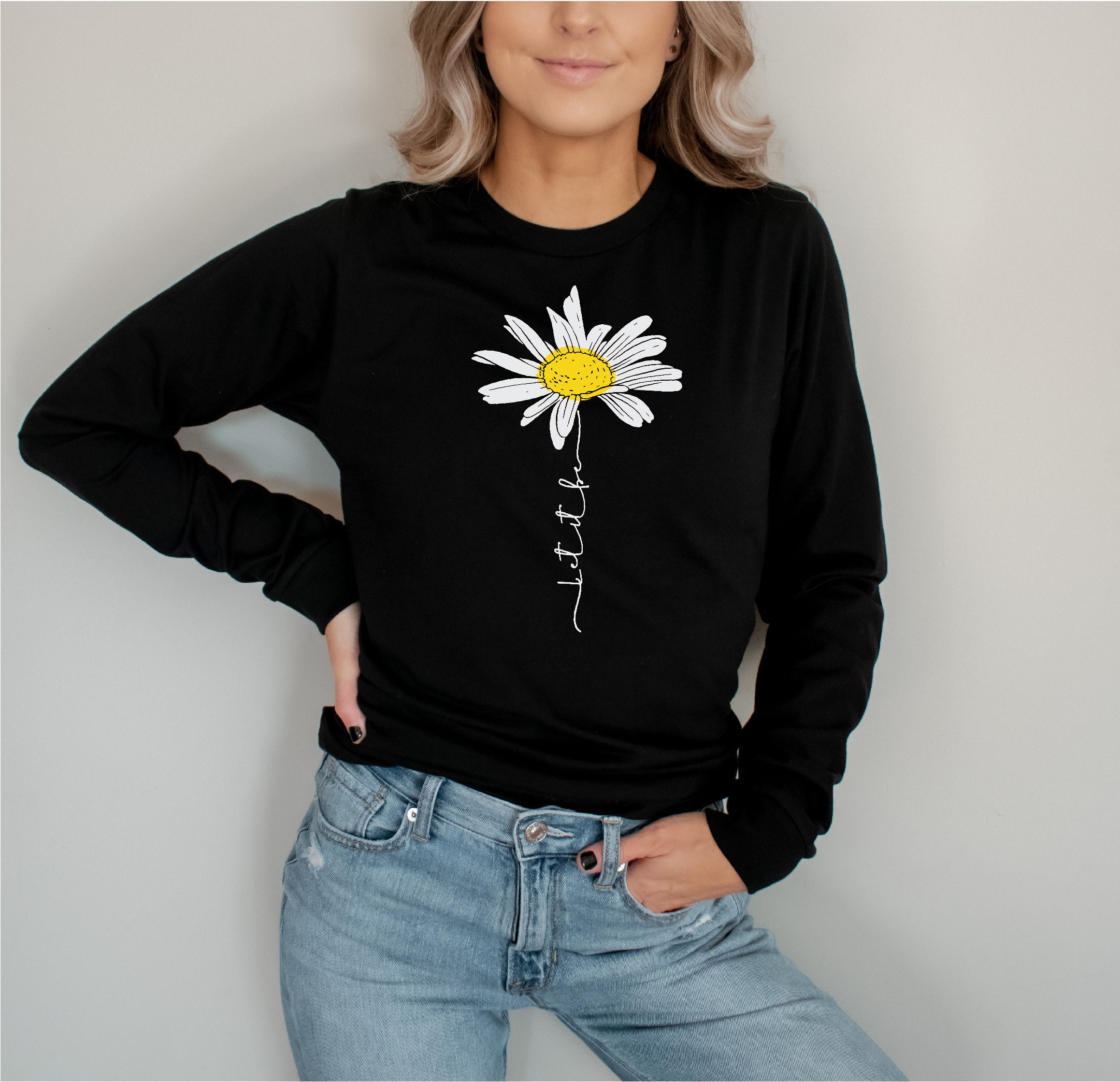 Let It Be Daisy Tee Unisex T-Shirt Hippie Tee Wildflower | Etsy