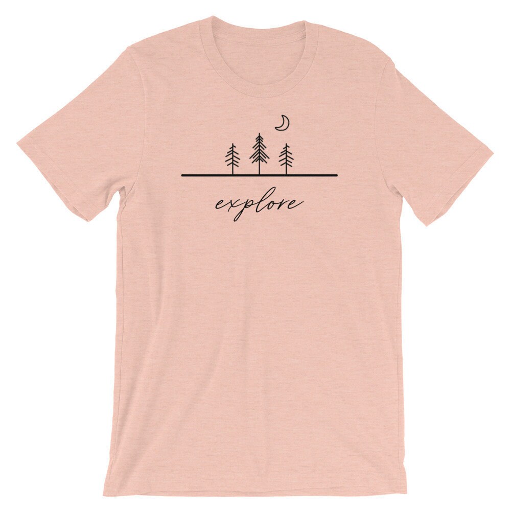 Explore Tee Unisex T-shirt Camping Shirt Nature Tee - Etsy
